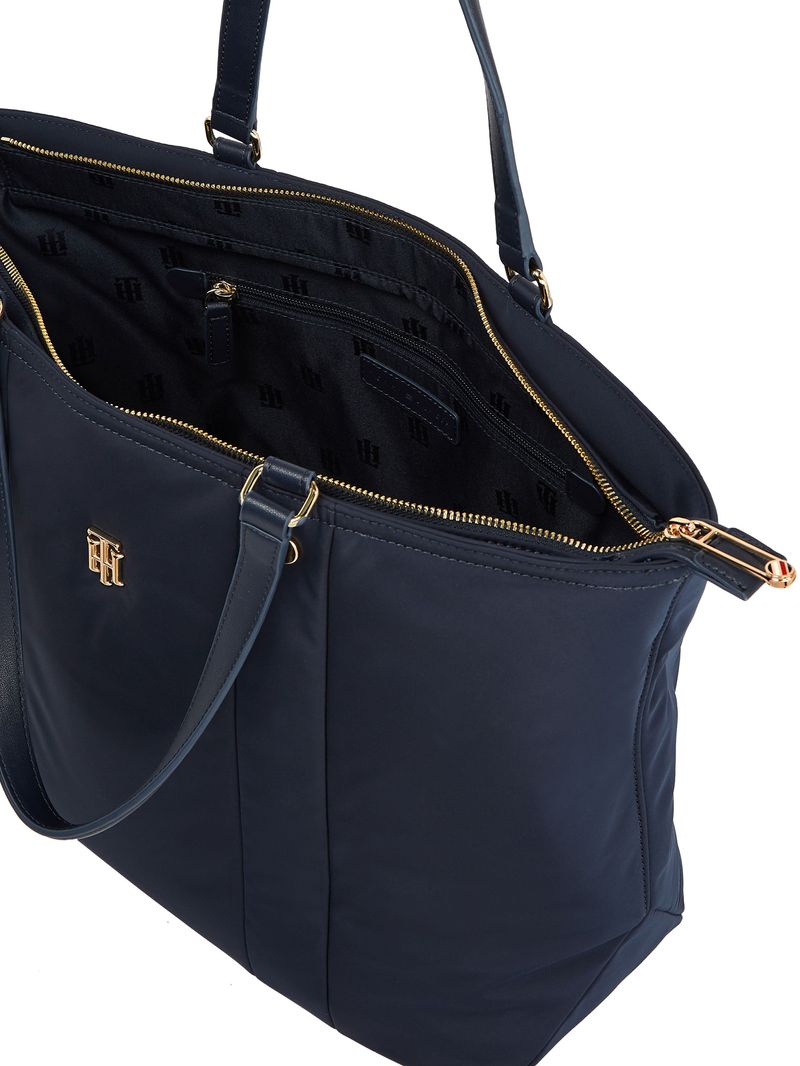 Bolso Tote Grande Con Monograma