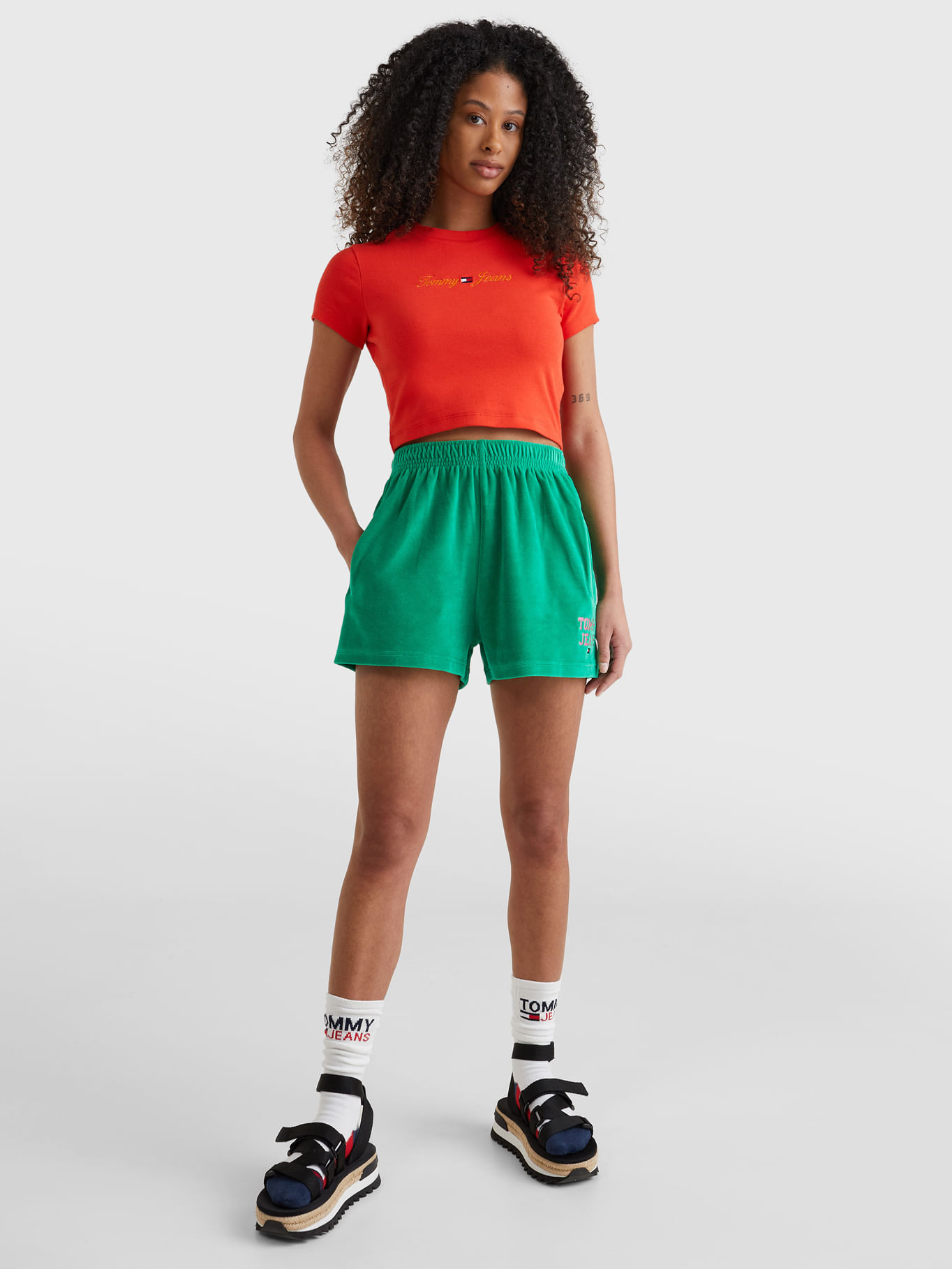 SHORT VERDE DE MUJER