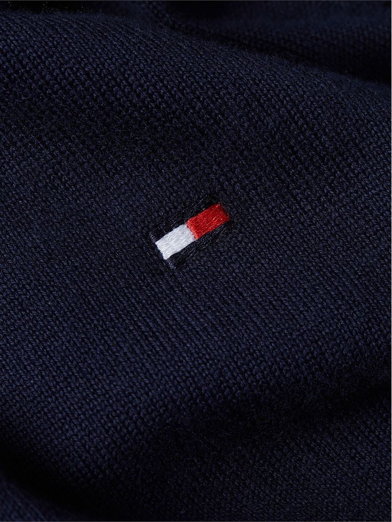 SÚETER DE ALGODÓN CON CUELLO V