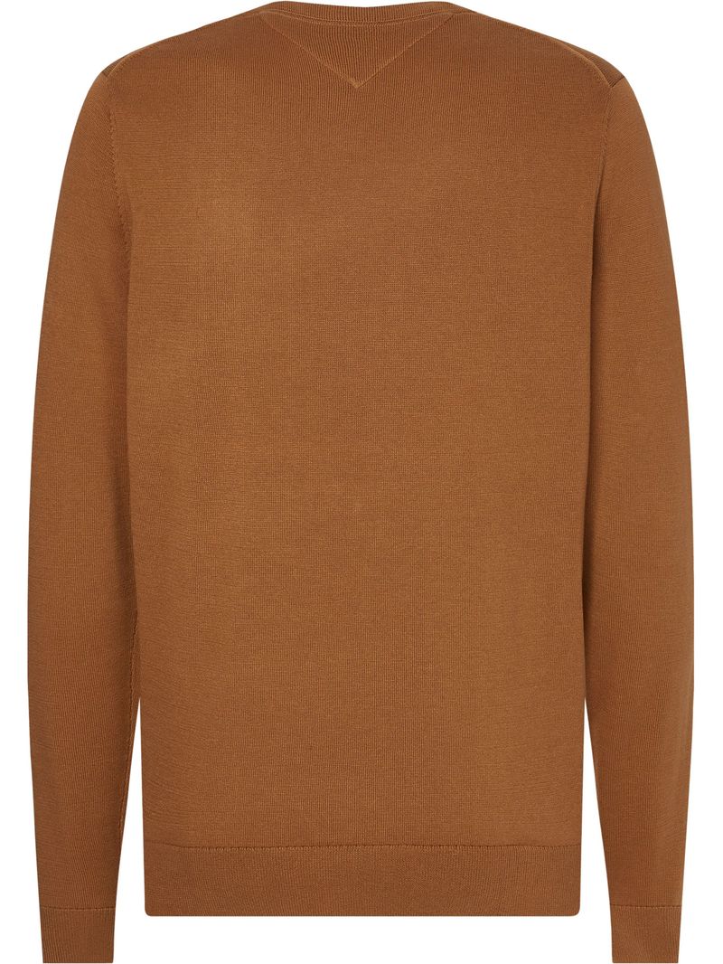 SÚETER DE ALGODÓN CON CUELLO REDONDO