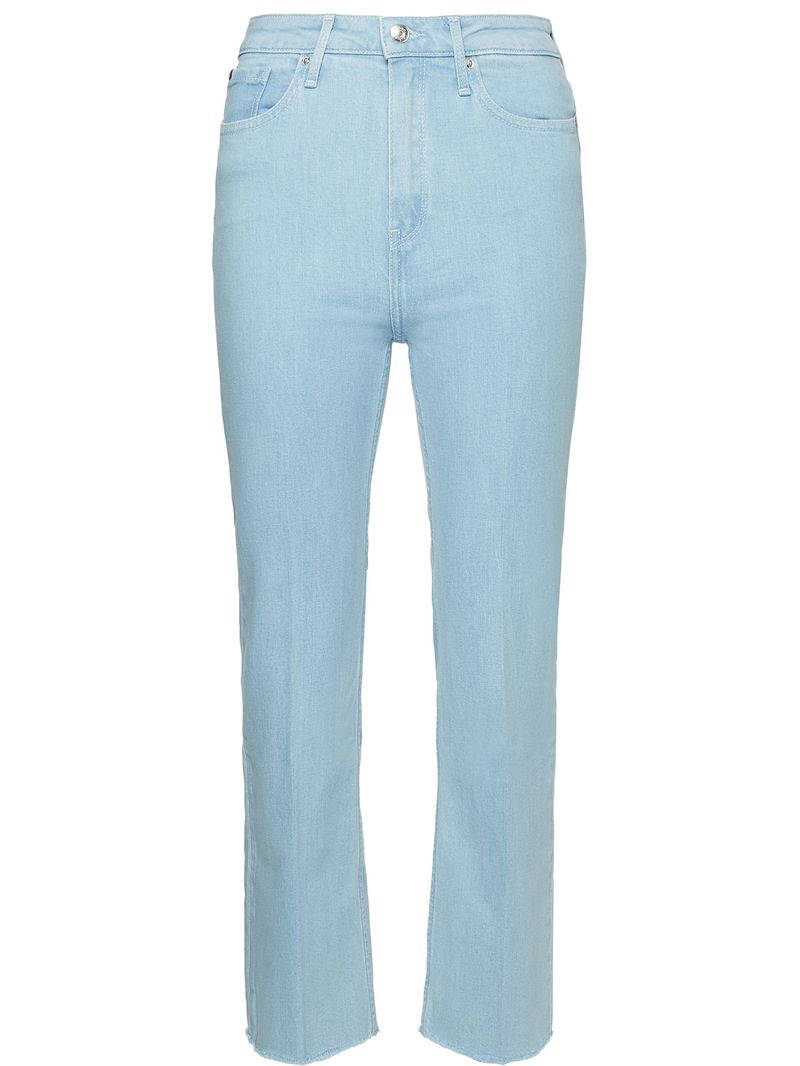 Jeans Tobilleros De Talle Alto Y Corte Bootcut