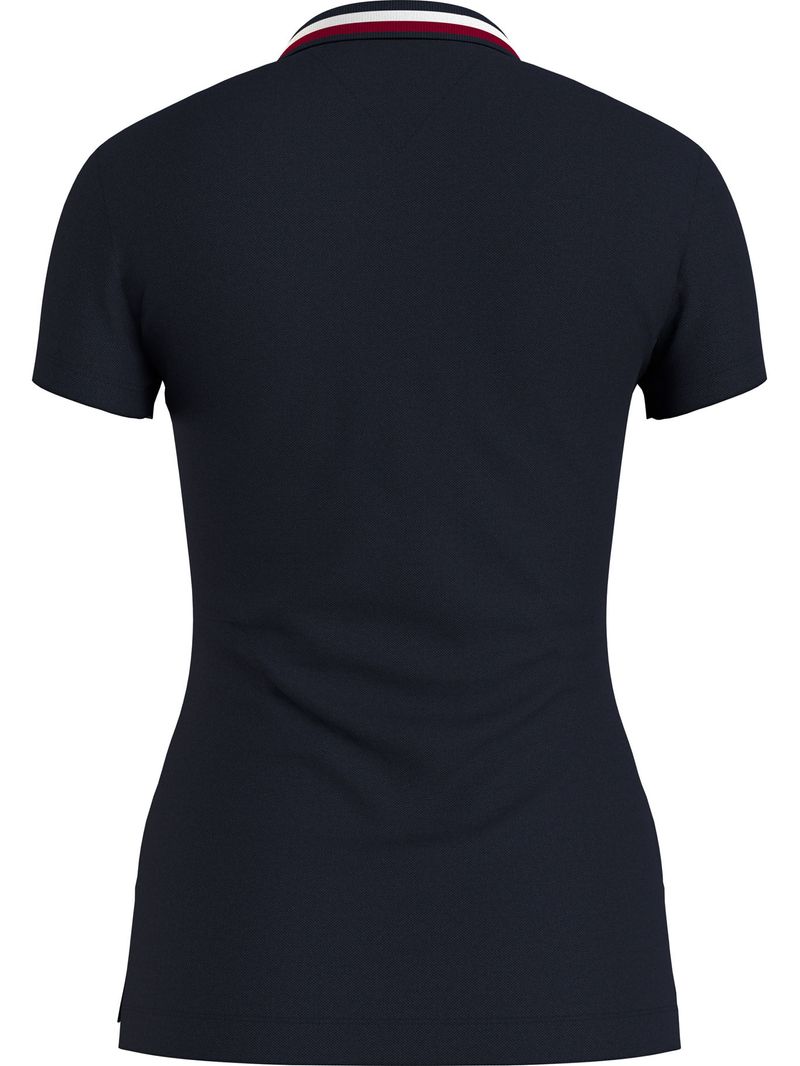 Polo De Corte Slim Con Cinta Distintiva